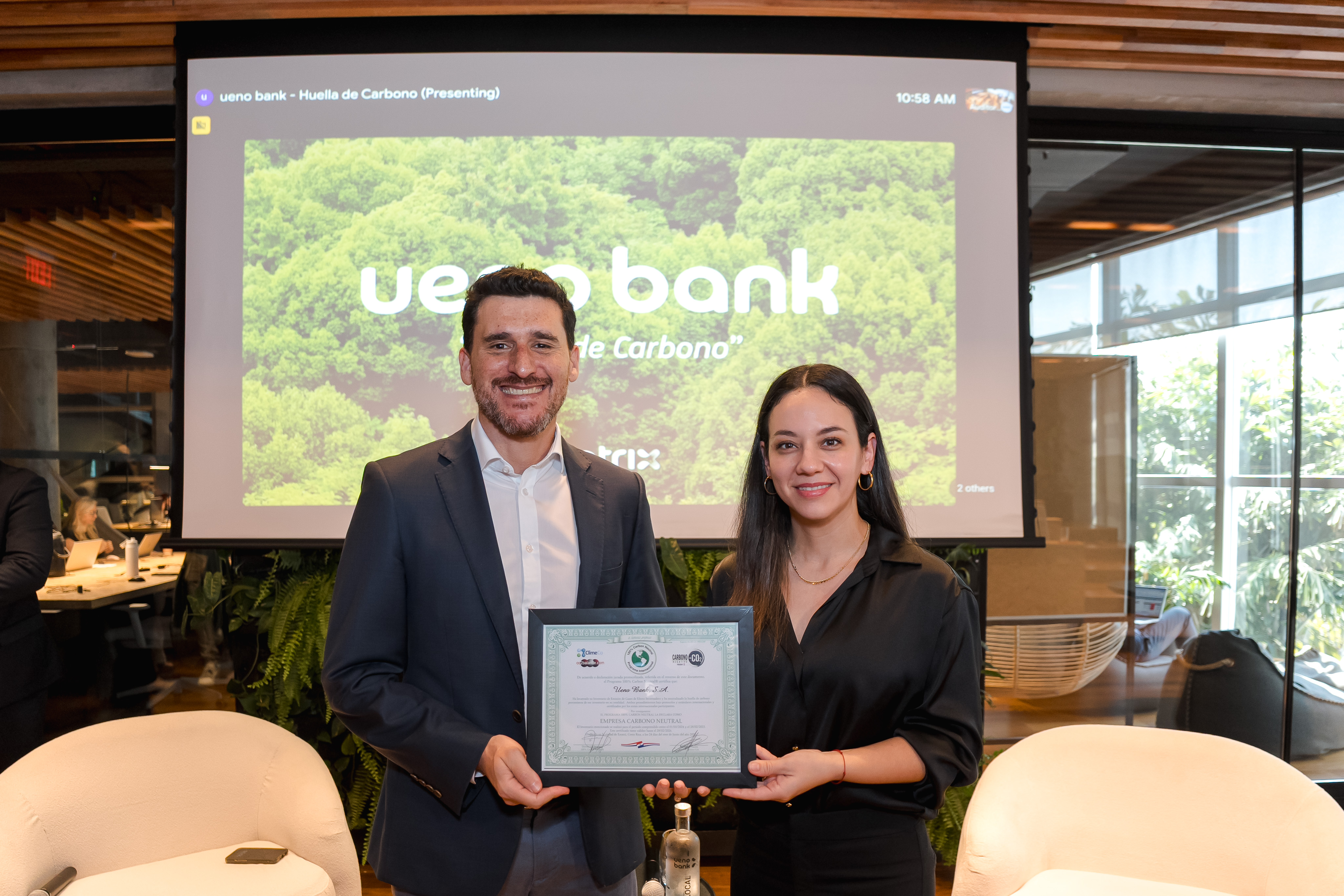 ueno bank es el primer banco de Paraguay "100% carbono neutral" - ueno - Banco Digital
